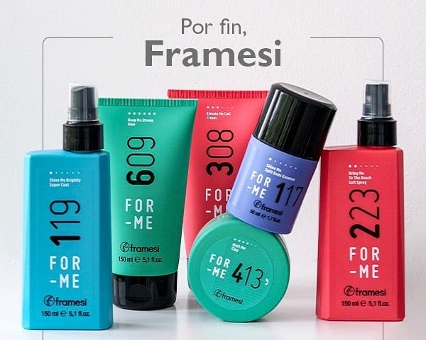Conoce el poder de FOR ME: la nueva línea profesional de acabado y peinado de Framesi